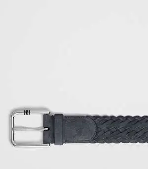 Montblanc Suede Woven Belt