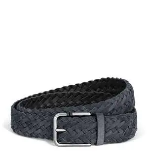 Montblanc Suede Woven Meisterstück Belt - Blue