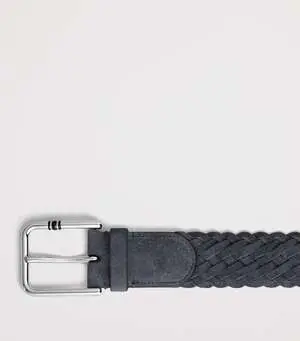 Montblanc Suede Woven Meisterstück Belt