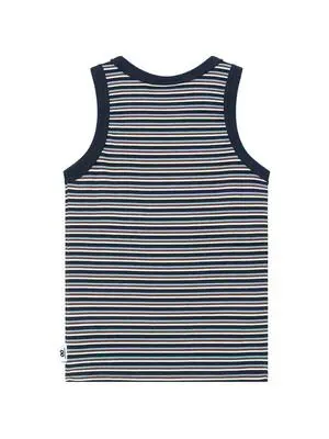 CHOCOOLATE Striped Tank Top - Blue
