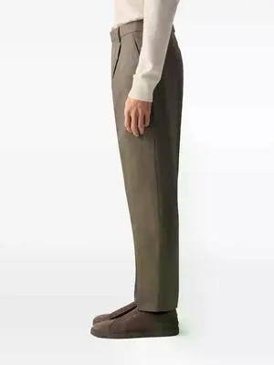 Zegna Pleated Trousers - Grey