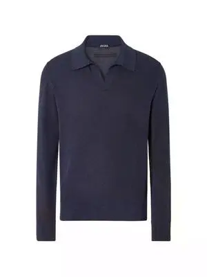 Zegna Polo Top - Blue