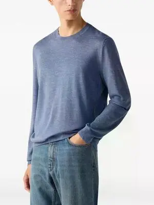 Zegna Crewneck Long Sleeve Sweater
