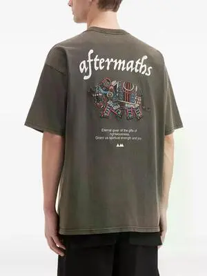 AFTERMATHS Patterned Short-sleeved T-shirt
