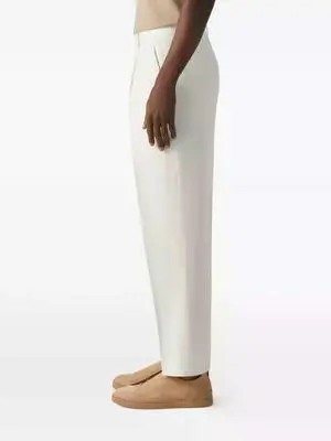 Zegna Oasi Pleated Cotton Pants