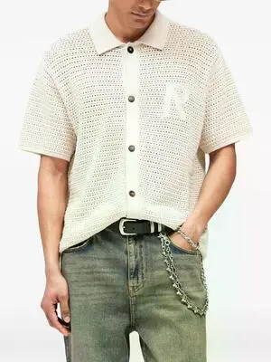 REPRESENT Initial Knitted Short Sleeve Shirt