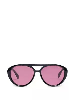 Viktor & Rolf Pilot Frame Sunglasses - Black