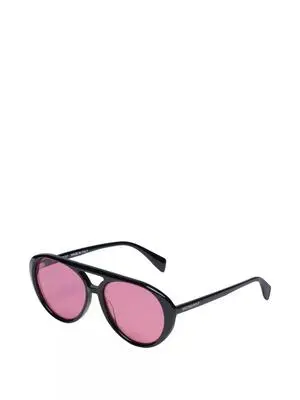 Viktor & Rolf Pilot Frame Sunglasses - Black