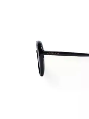 Viktor & Rolf Pilot Frame Sunglasses - Black