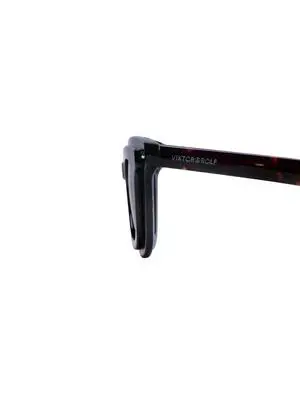 Viktor & Rolf Layered Rectangle Frame Sunglasses