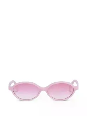 Viktor & Rolf Oval Frame Sunglasses - Pink