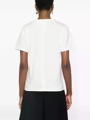 THE ROW Calibi T-shirt In Cotton-silk Blend