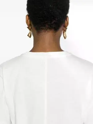 THE ROW Calibi T-shirt In Cotton-silk Blend