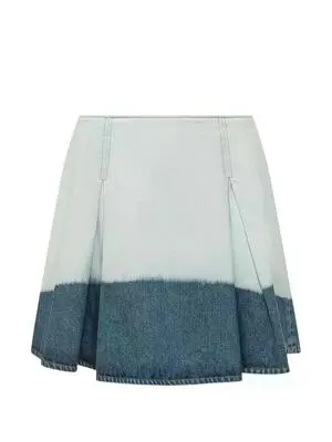 Marni Dip-dye Denim Skirt - Blue