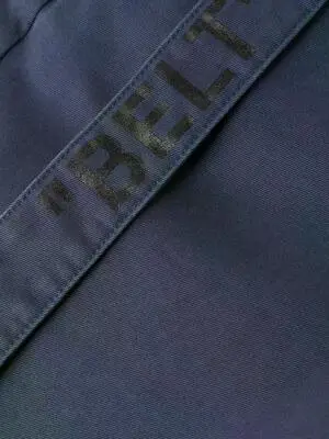 Off-White High Waist Straight Leg Trousers