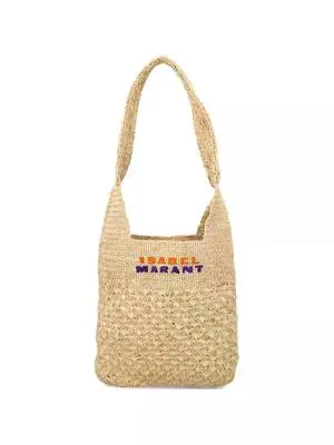 Isabel Marant Étoile Praia Small Raffia Bag - Neutrals