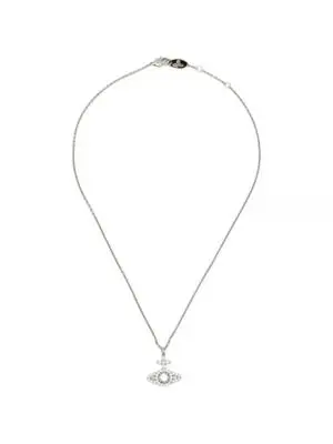 VIVIENNE WESTWOOD Olympia Orb Pendant Necklace - Silver