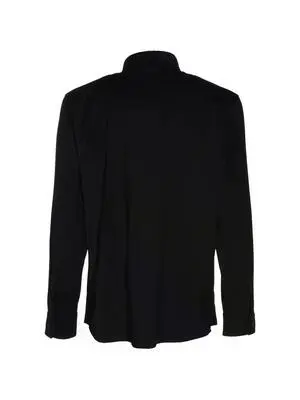 Canali Button-detail Shirt Jacket - Black