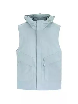 C.P. COMPANY Hooded Gilet With Goggle Detail - Blue