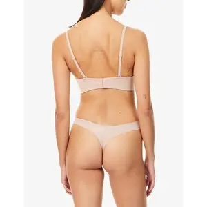 Calvin Klein Perfectly Fit Strapless Demi Stretch-woven Bra