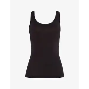 Hanro Touch Feeling Stretch-woven Vest Top - Black