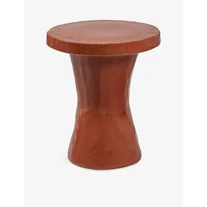 SERAX Marie Michielssen Stoneware Side Table Stool 40cm - Rust