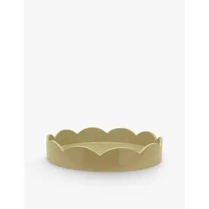ADDISON ROSS LONDON Scallop Lacquered Tray 21.5cm - Blue