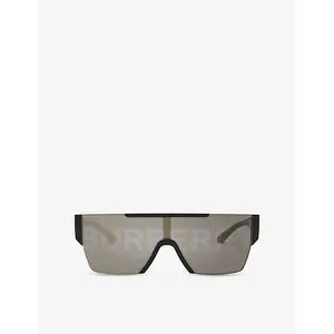 Burberry Be4291 Square-frame Acetate Sunglasses - Black