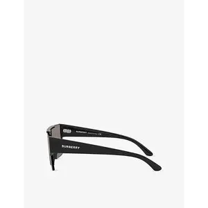 Burberry Be4291 Square-frame Acetate Sunglasses - Black