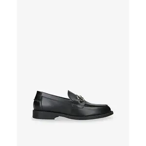 DUKE + DEXTER Wilde Horsebit Leather Penny Loafers