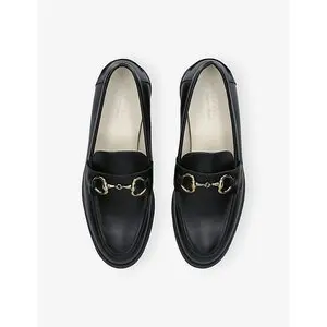 DUKE + DEXTER Wilde Horsebit Leather Penny Loafers