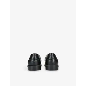 DUKE + DEXTER Wilde Horsebit Leather Penny Loafers