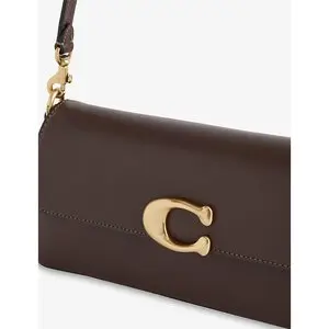 COACH Jet Leather Shoulder Bag - B4/maple