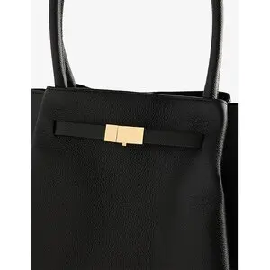 DEMELLIER The New York Leather Tote Bag - Black