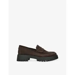Steve Madden Langsten Suede Loafers With Chunky Sole