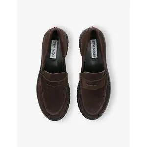 Steve Madden Langsten Suede Loafers With Chunky Sole