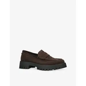 Steve Madden Langsten Suede Loafers With Chunky Sole