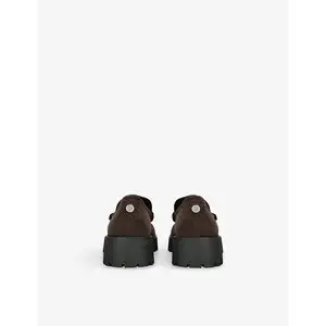 Steve Madden Langsten Suede Loafers With Chunky Sole