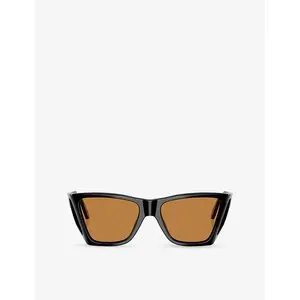 Persol Rectangle Frame Sunglasses - Black
