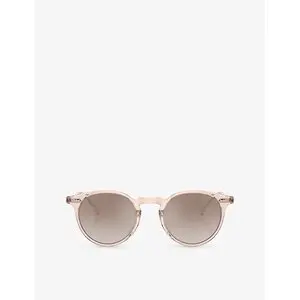 Oliver Spencer Phantos-frame Acetate Sunglasses - Red