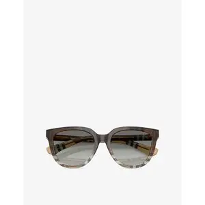 Burberry Round Frame Acetate Sunglasses