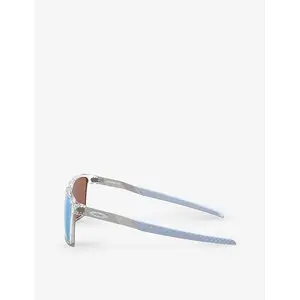 Oakley Exchange Sun Rectangle-frame Acetate Sunglasses - Clear