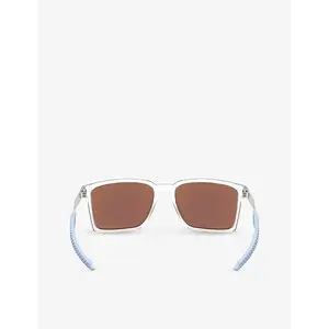 Oakley Exchange Sun Rectangle-frame Acetate Sunglasses - Clear