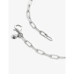 Monica Vinader Mini Paperclip Sterling Chain Bracelet