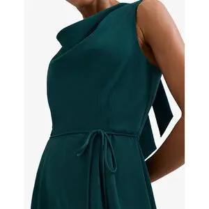 PHASE EIGHT Monique Cowl Neck Woven Jumpsuit