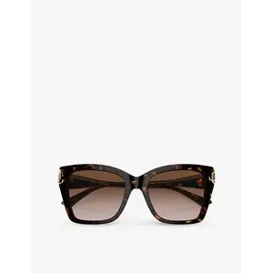 JIMMY CHOO Butterfly Acetate Sunglasses