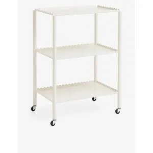 HAY Three-tier Coated-steel Trolley - Eggshell