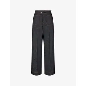 Soeur Harry Straight-leg High-rise Stretch-denim Jeans - Black