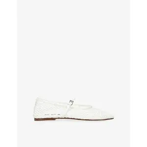 Steve Madden Mags Mesh Mary Janes - White