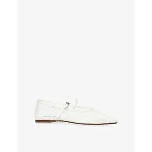 Steve Madden Mags Mesh Mary Janes - White